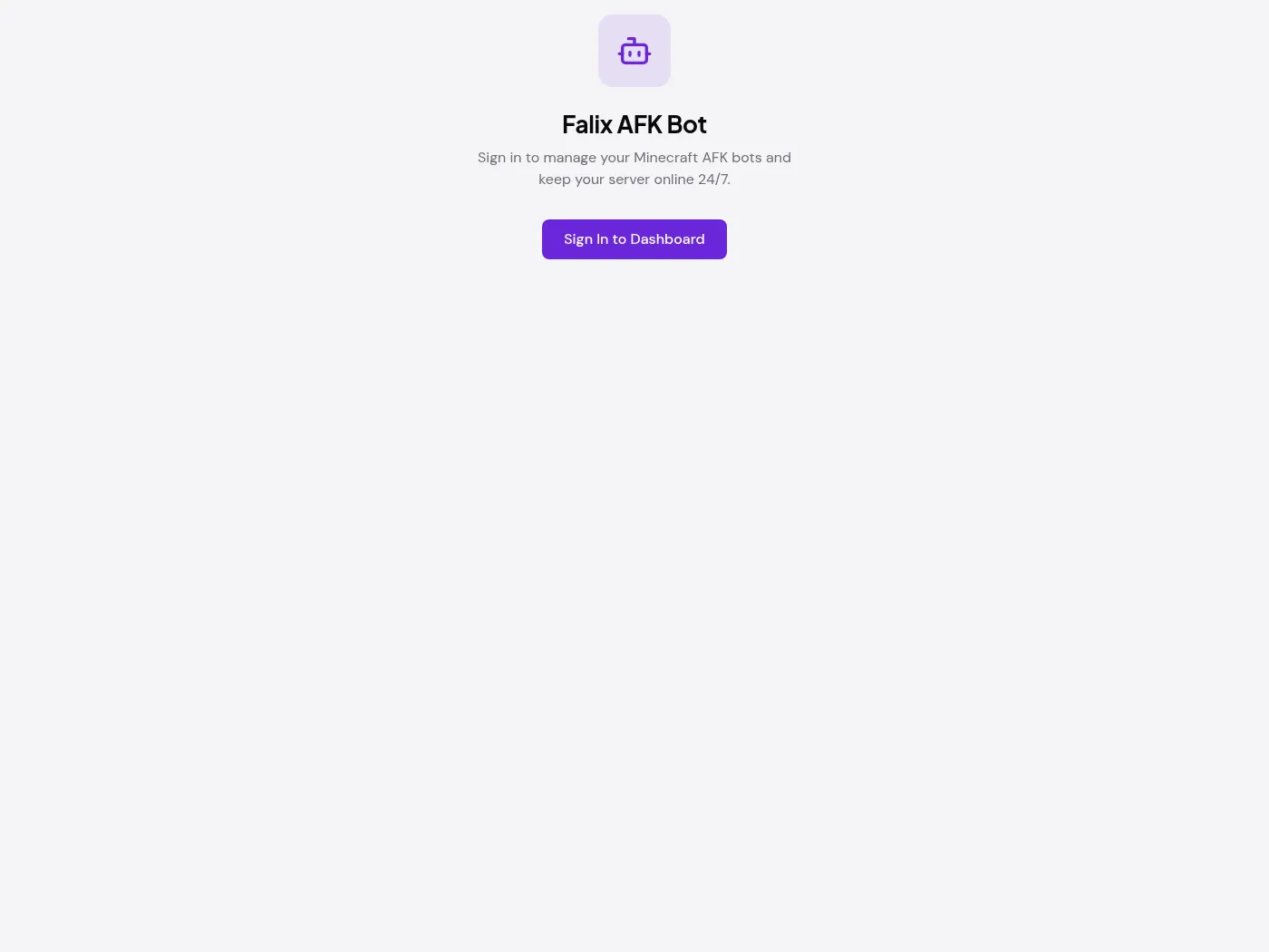 Falix AFK Bot