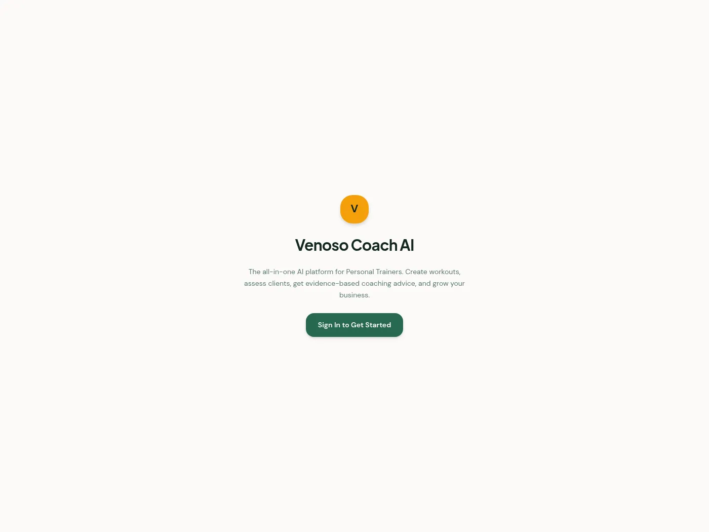 Venoso Coach AI System
