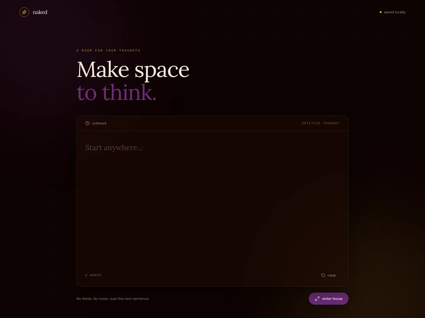 Naked Web App