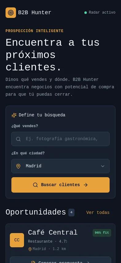 B2B Hunter App