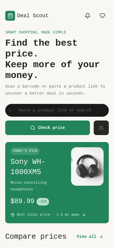 Deal Scout Mobile