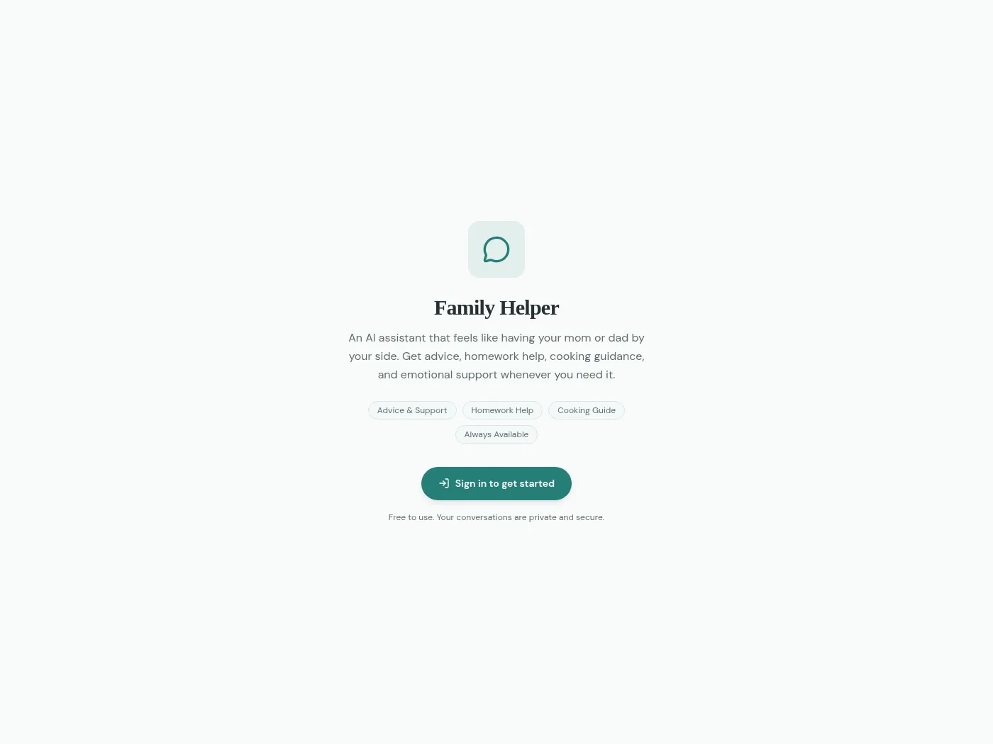 Family Helper AI Assistant