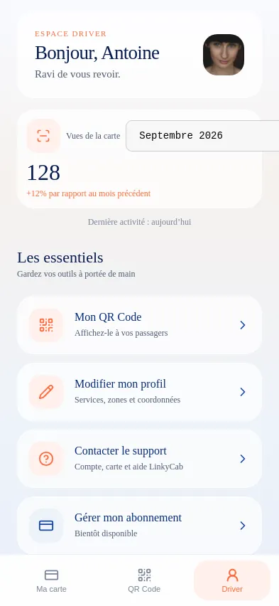 LinkyCab Driver App