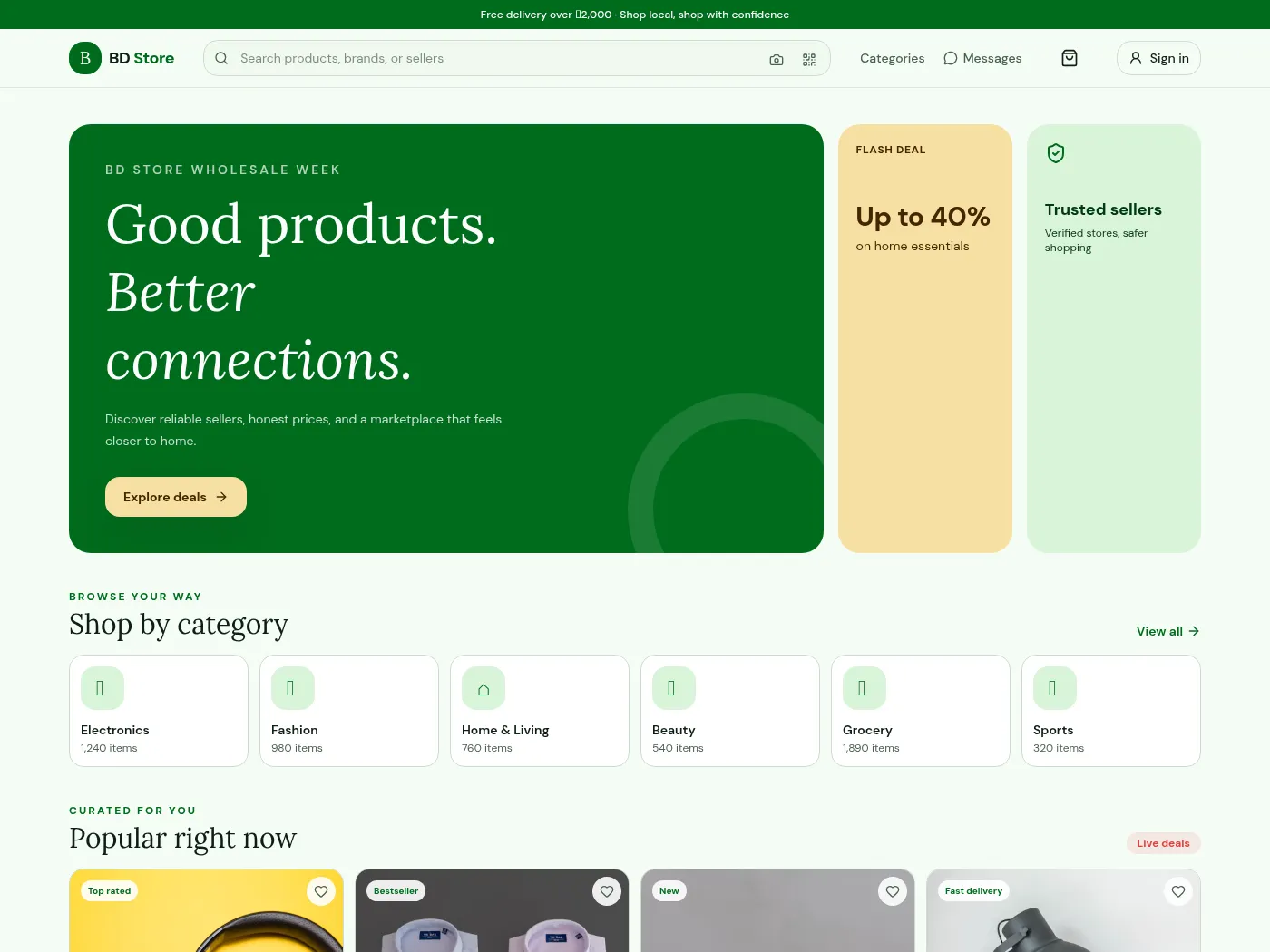 BD Store Marketplace