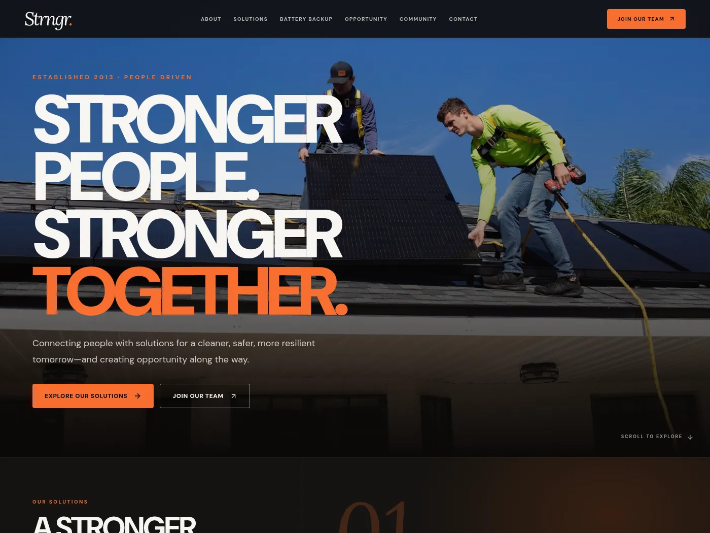 Strngr Together Web Portal