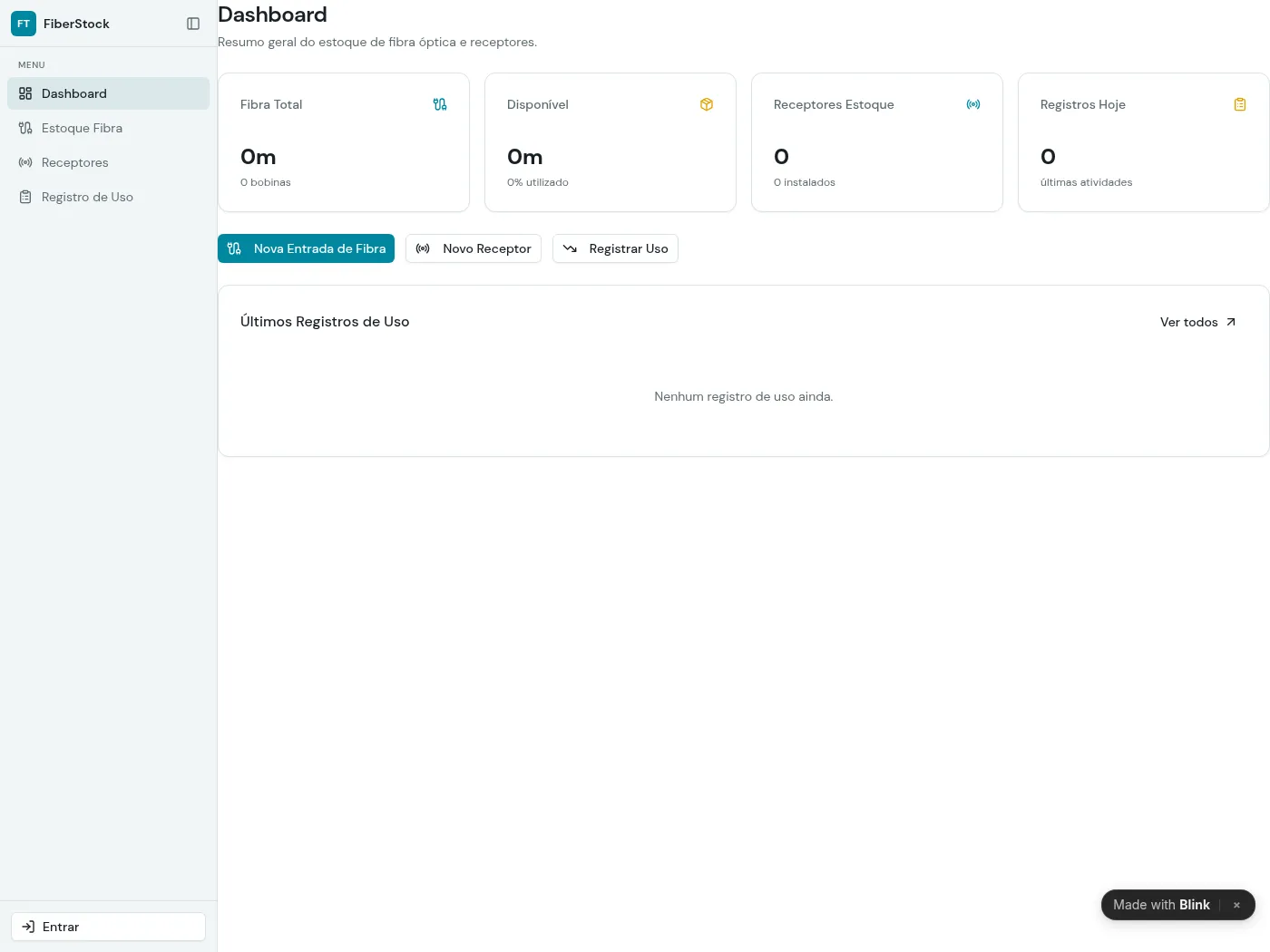 FiberStock Tracker