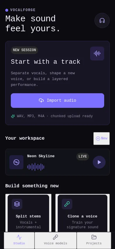 VocalForge Studio