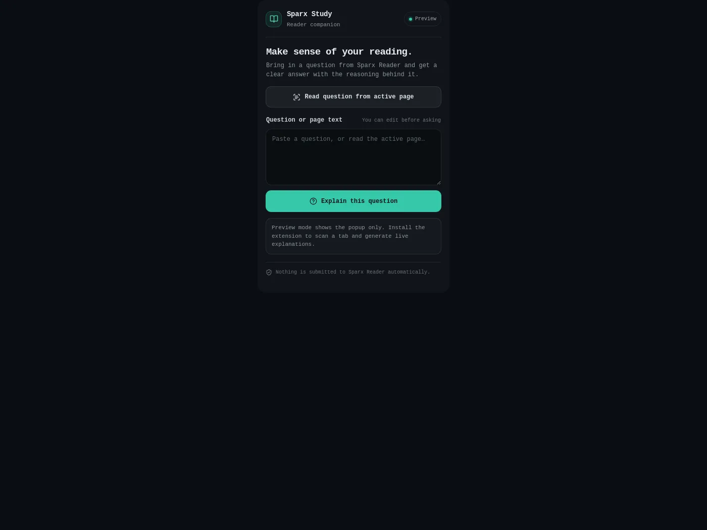 Sparx AI Study Helper