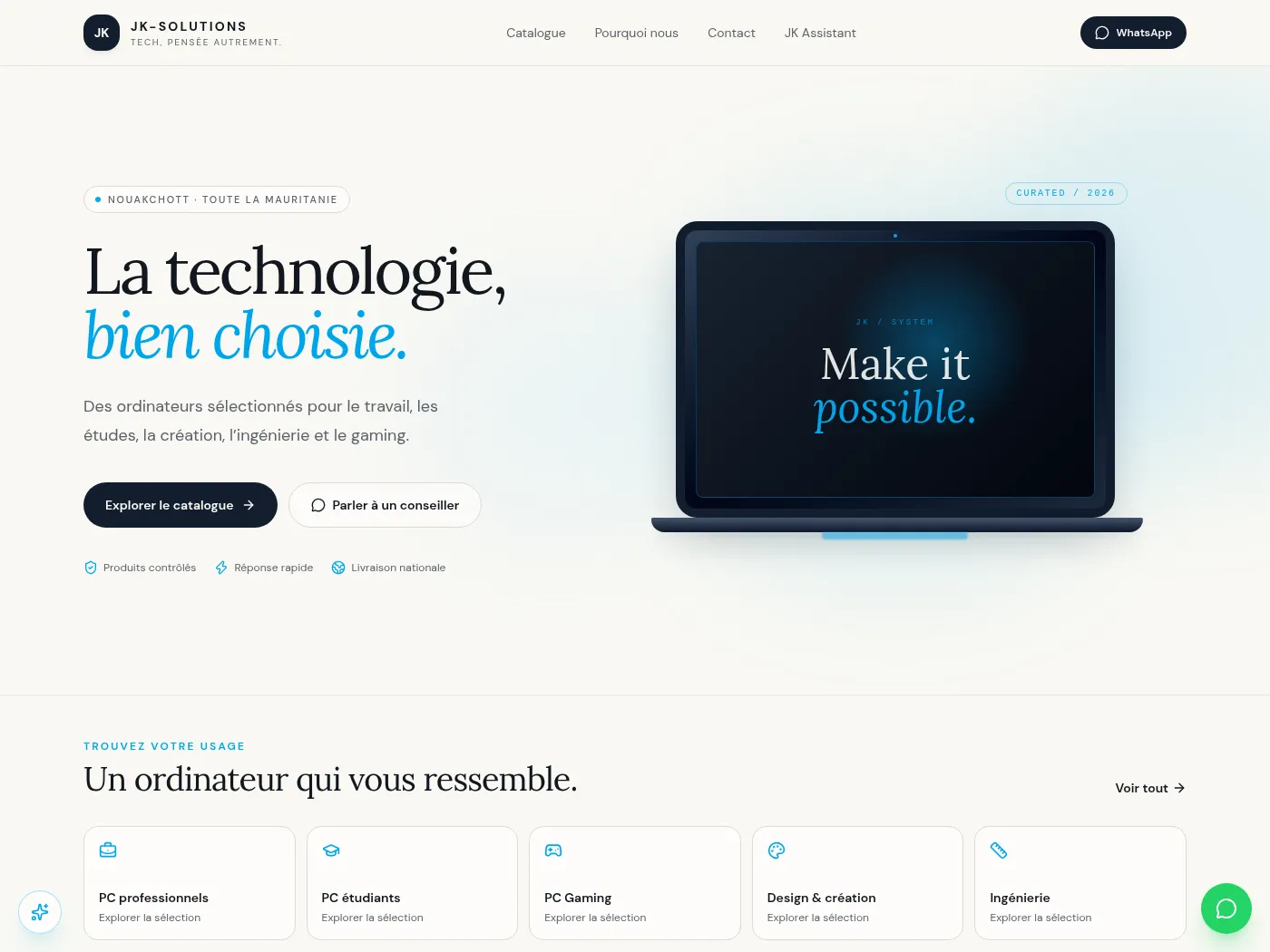 JK-Solutions Futurist Webshop