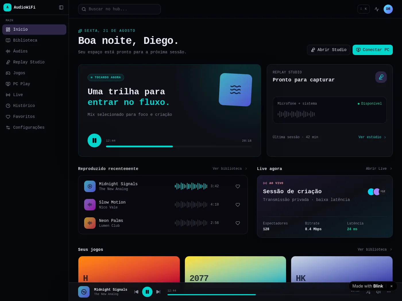 Audio Replay Hub
