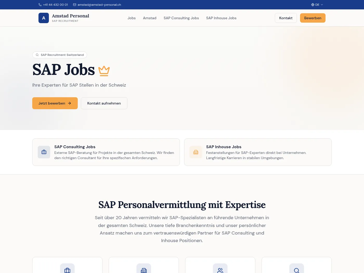 TriLingual SAP Agency Site
