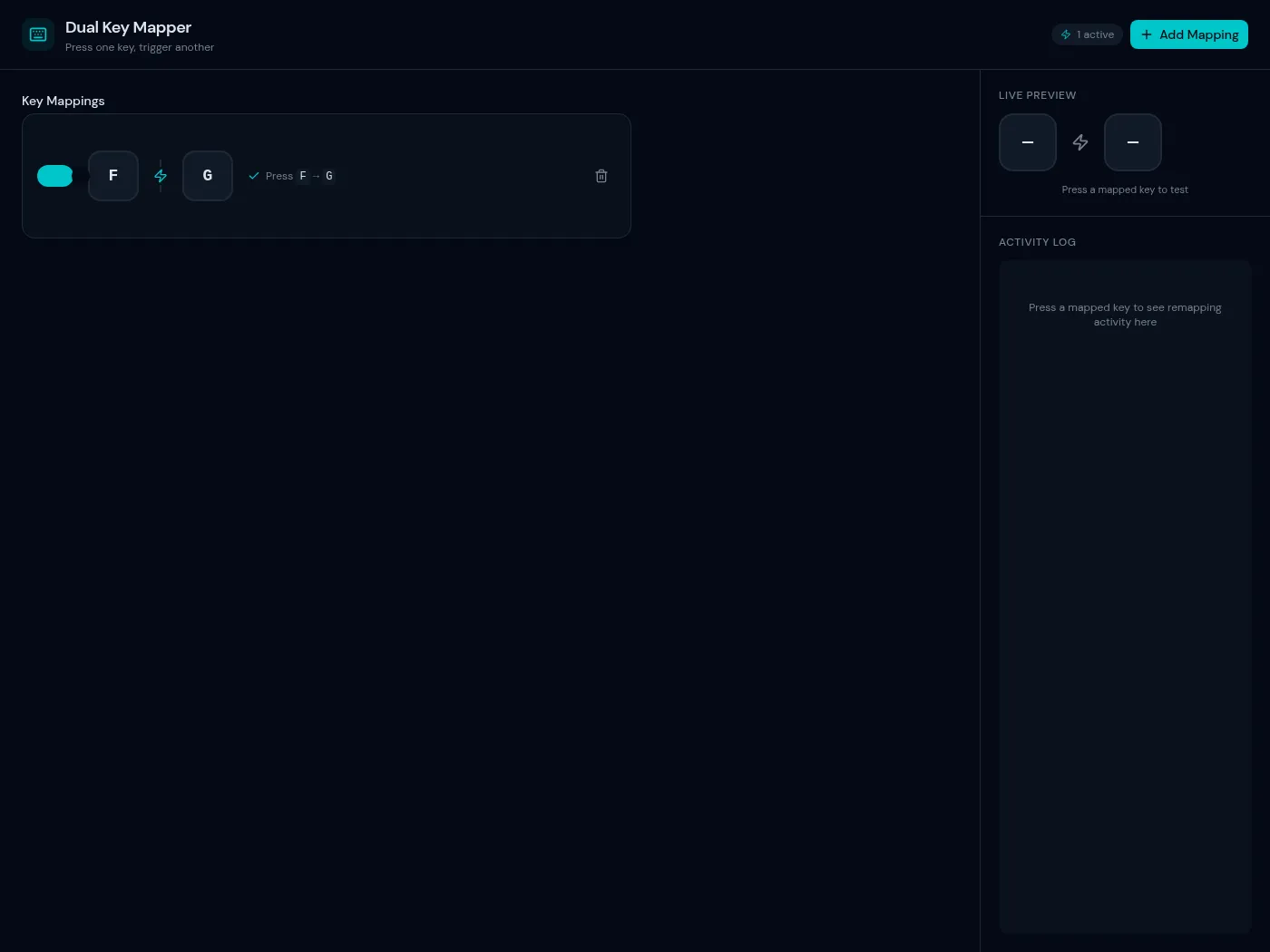 Dual Key Mapper