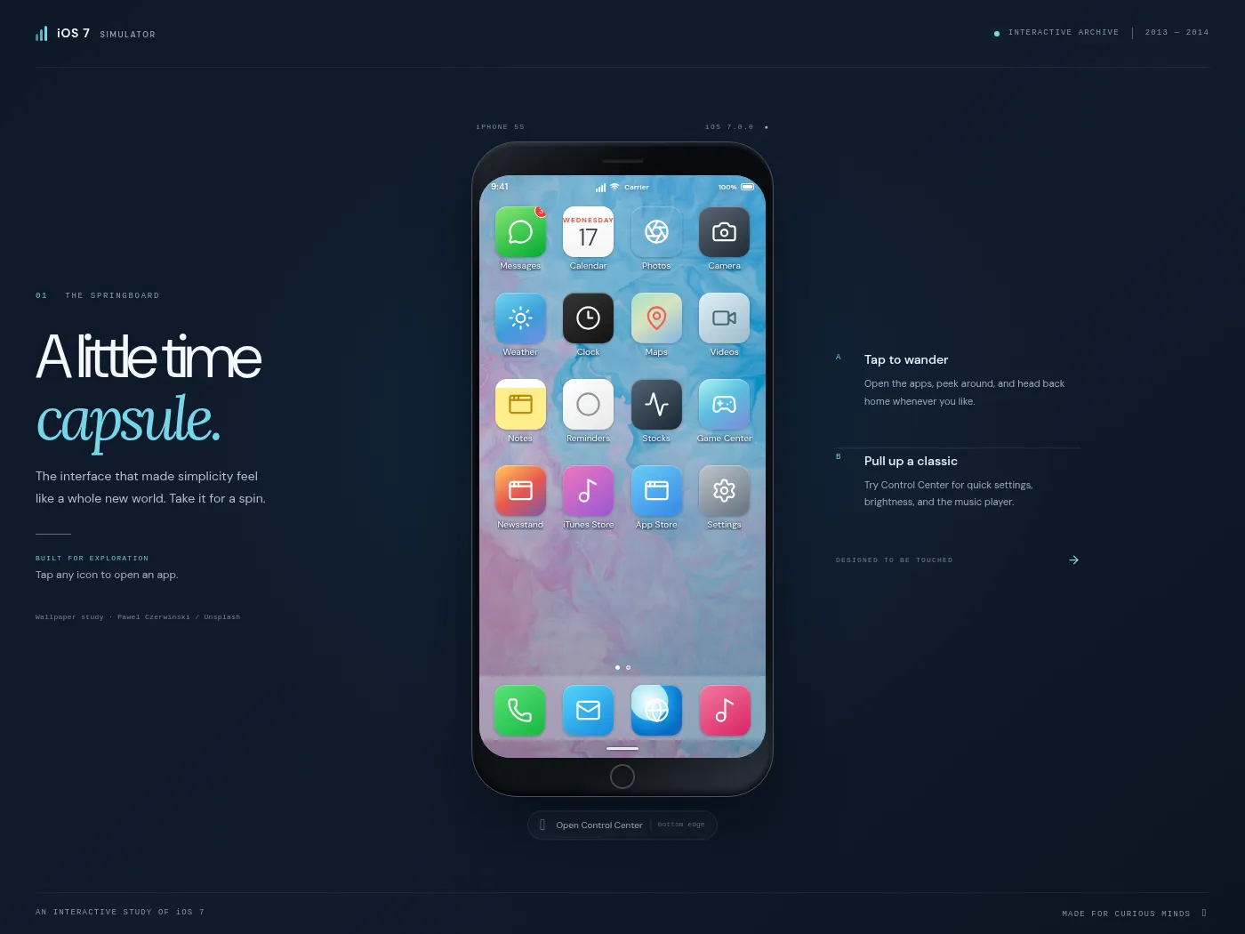 iOS 7 Web Simulator