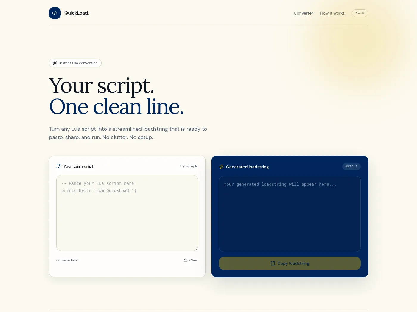 QuickLoad String Tool