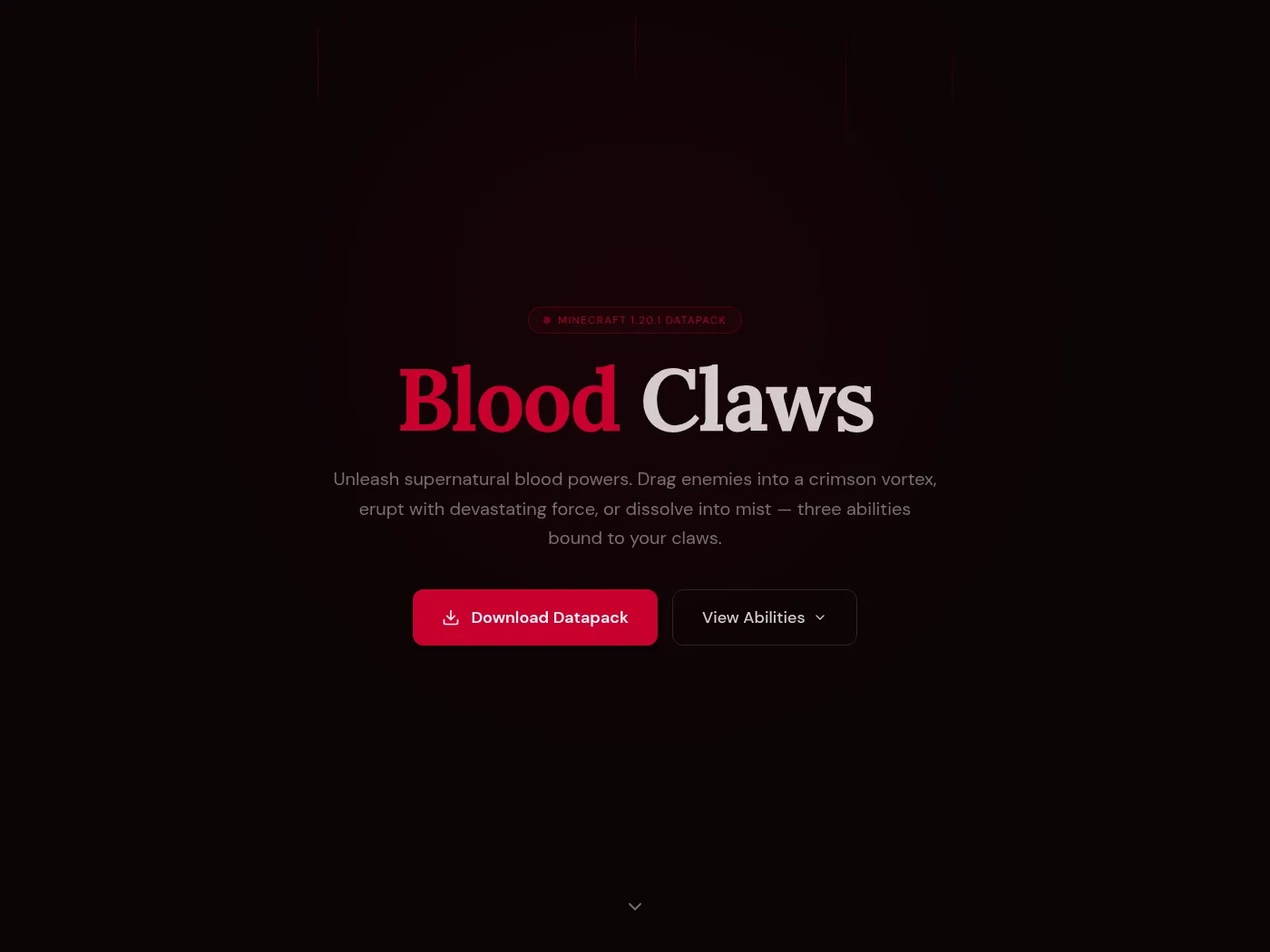 Blood Claws Datapack