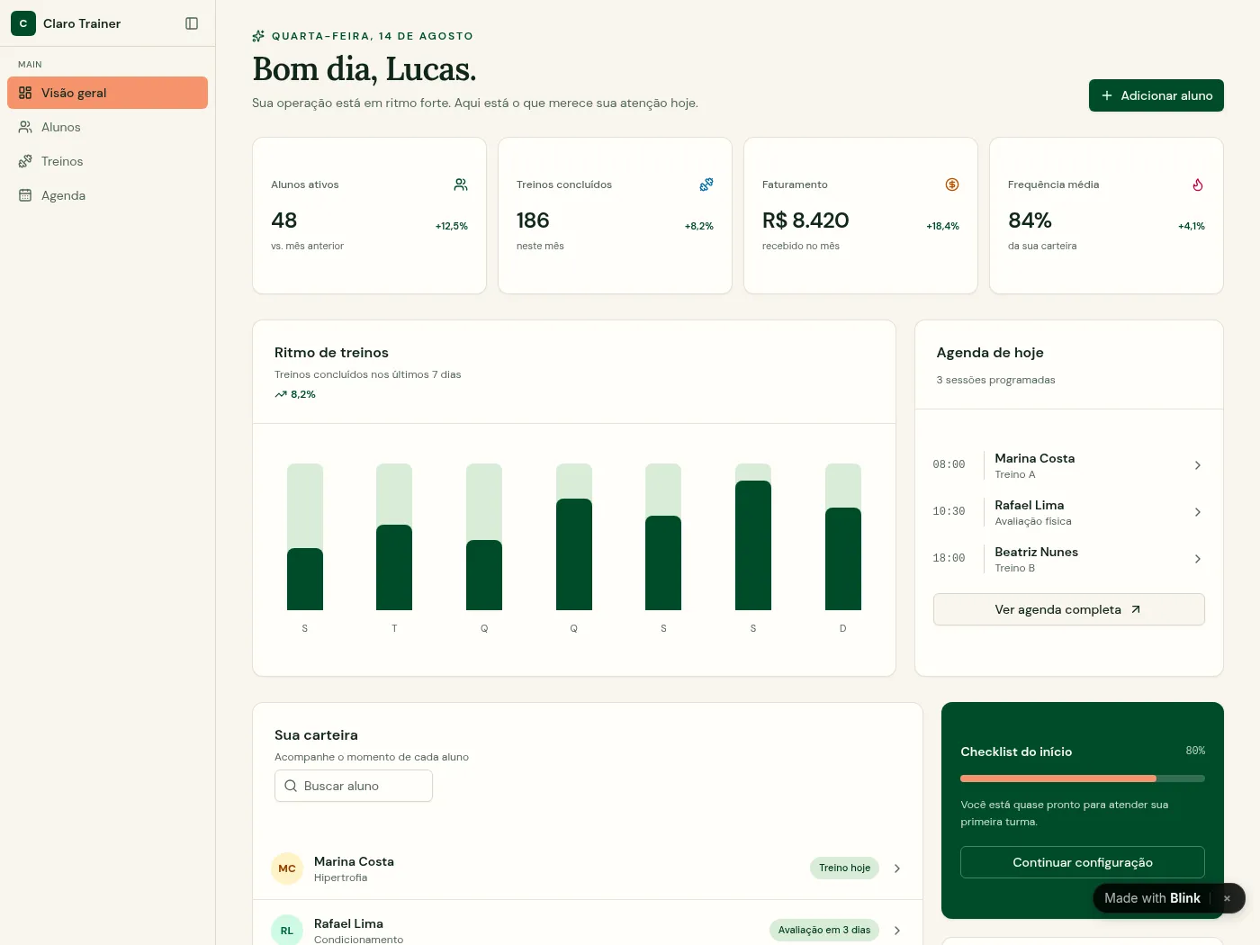 Claro Trainer Suite
