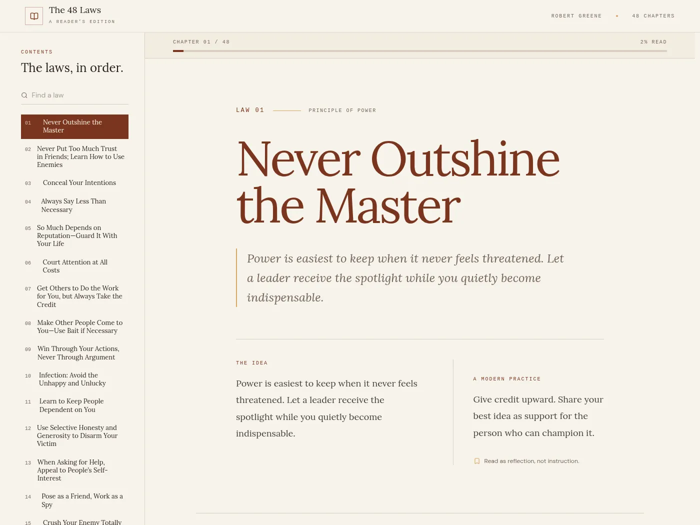 48 Laws Power E-Book