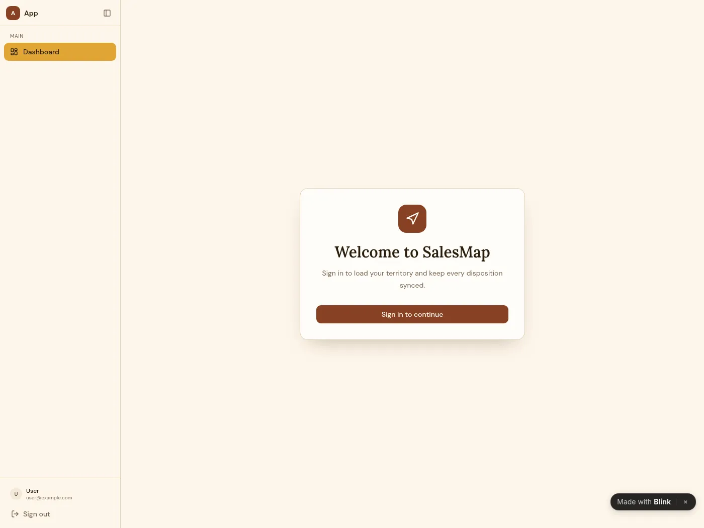 SalesMap Flow
