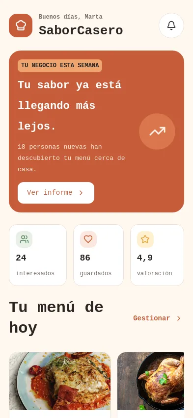 SaborCasero Finder