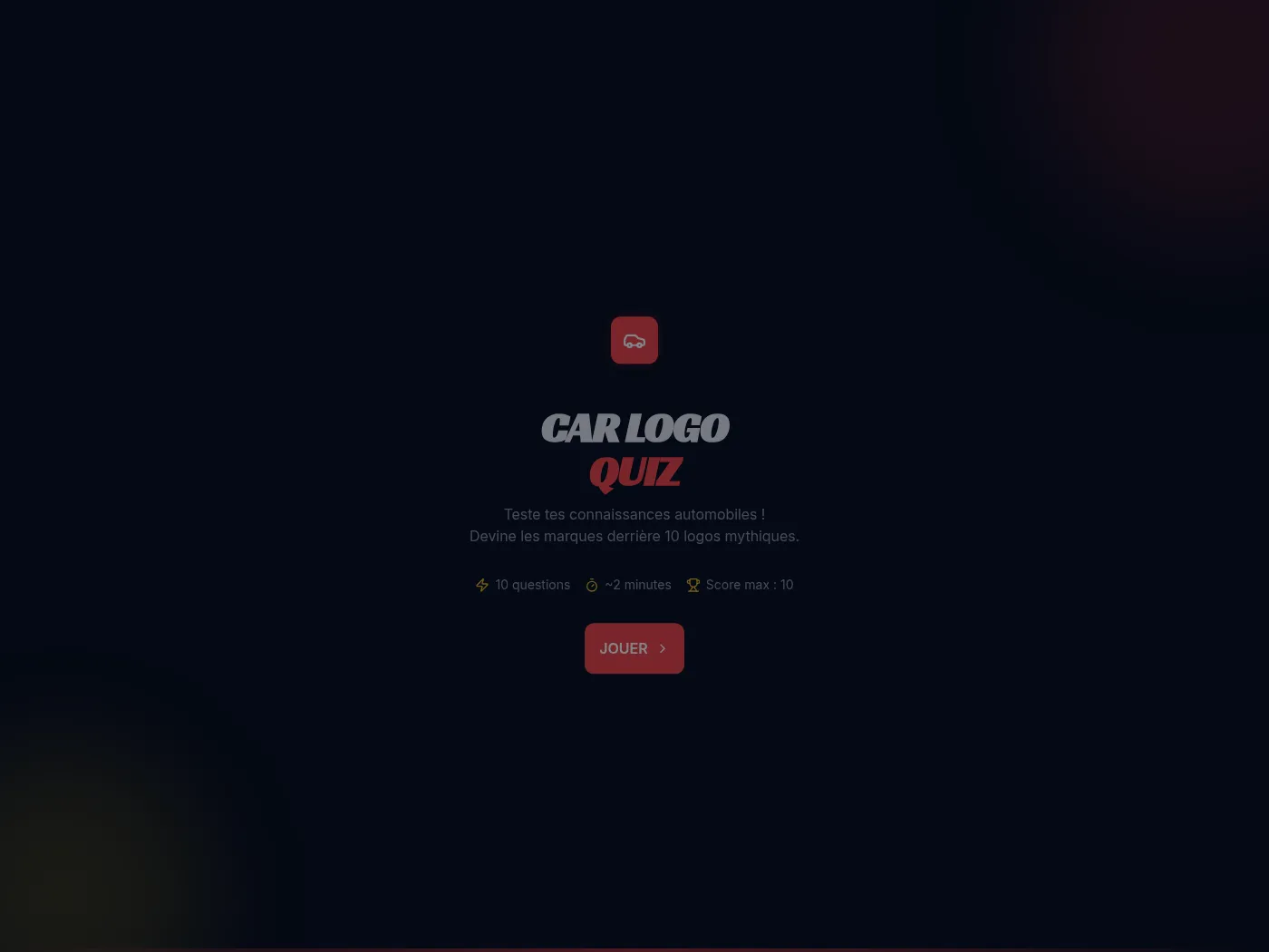 Car Logo Quiz Game