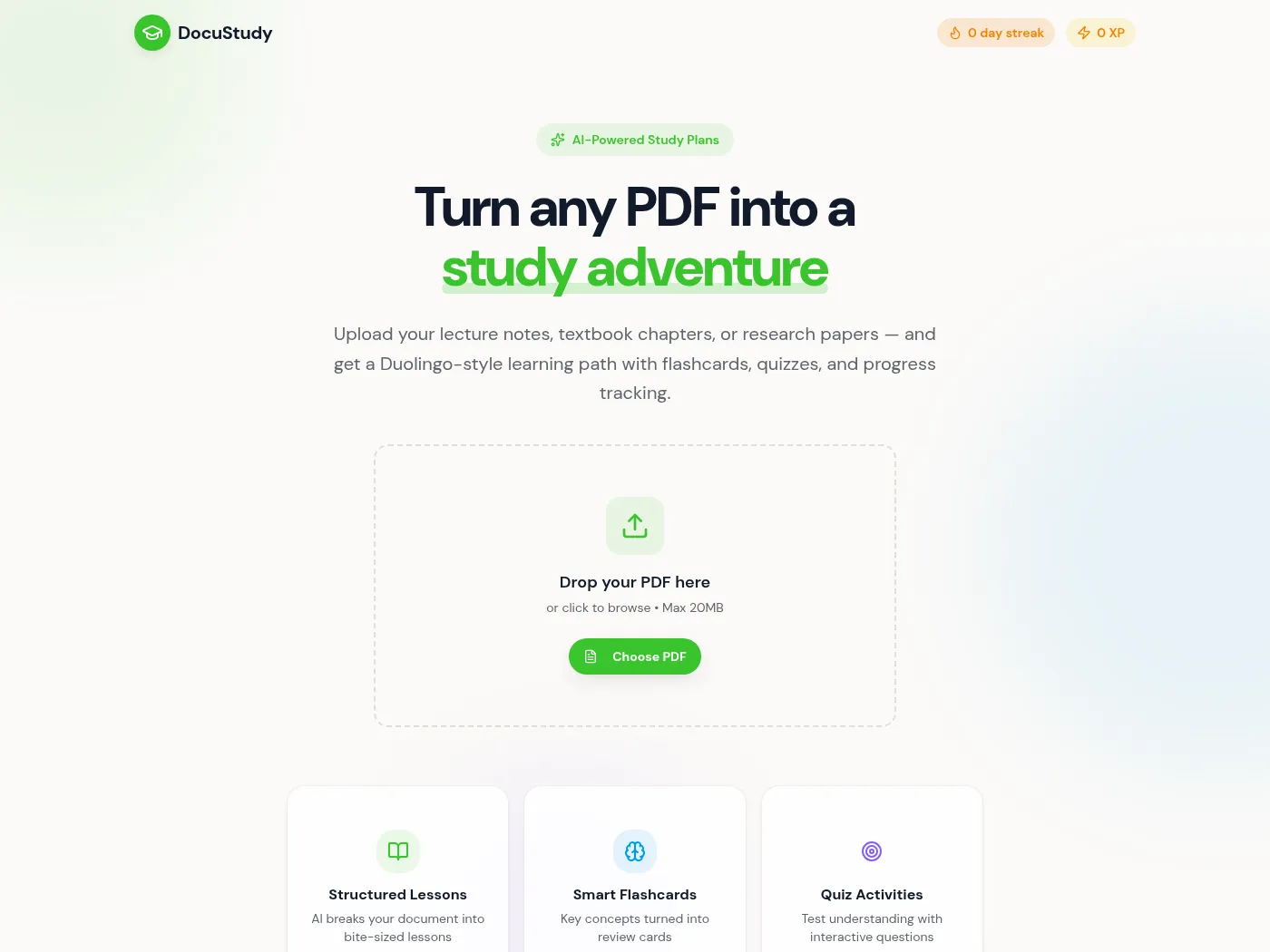 DocuStudy Roadmap