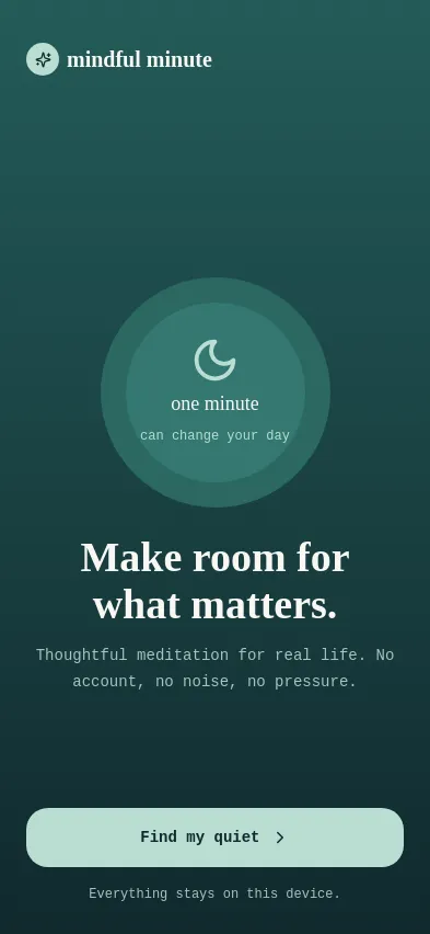 Mindful Minute Deluxe