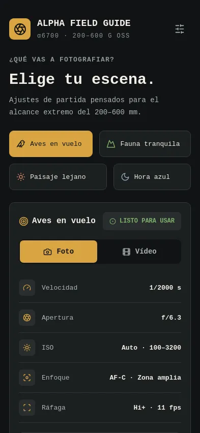 Alpha 6700 Camera Guide