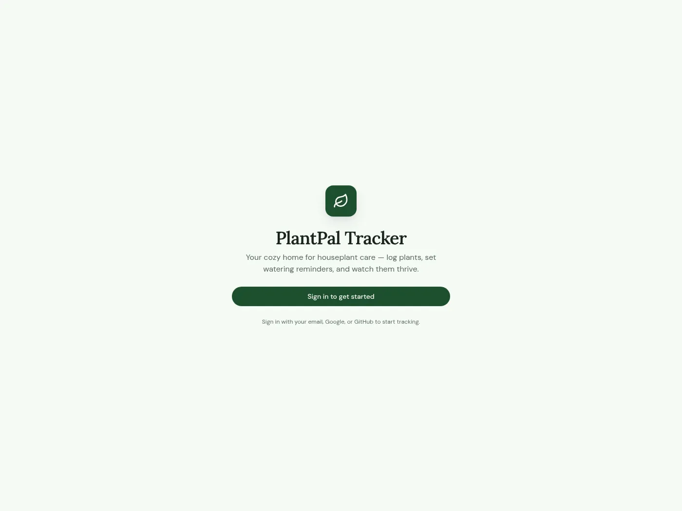 PlantPal Tracker