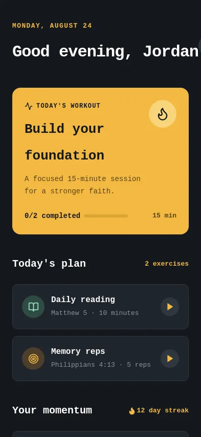 ScriptureFit Tracker