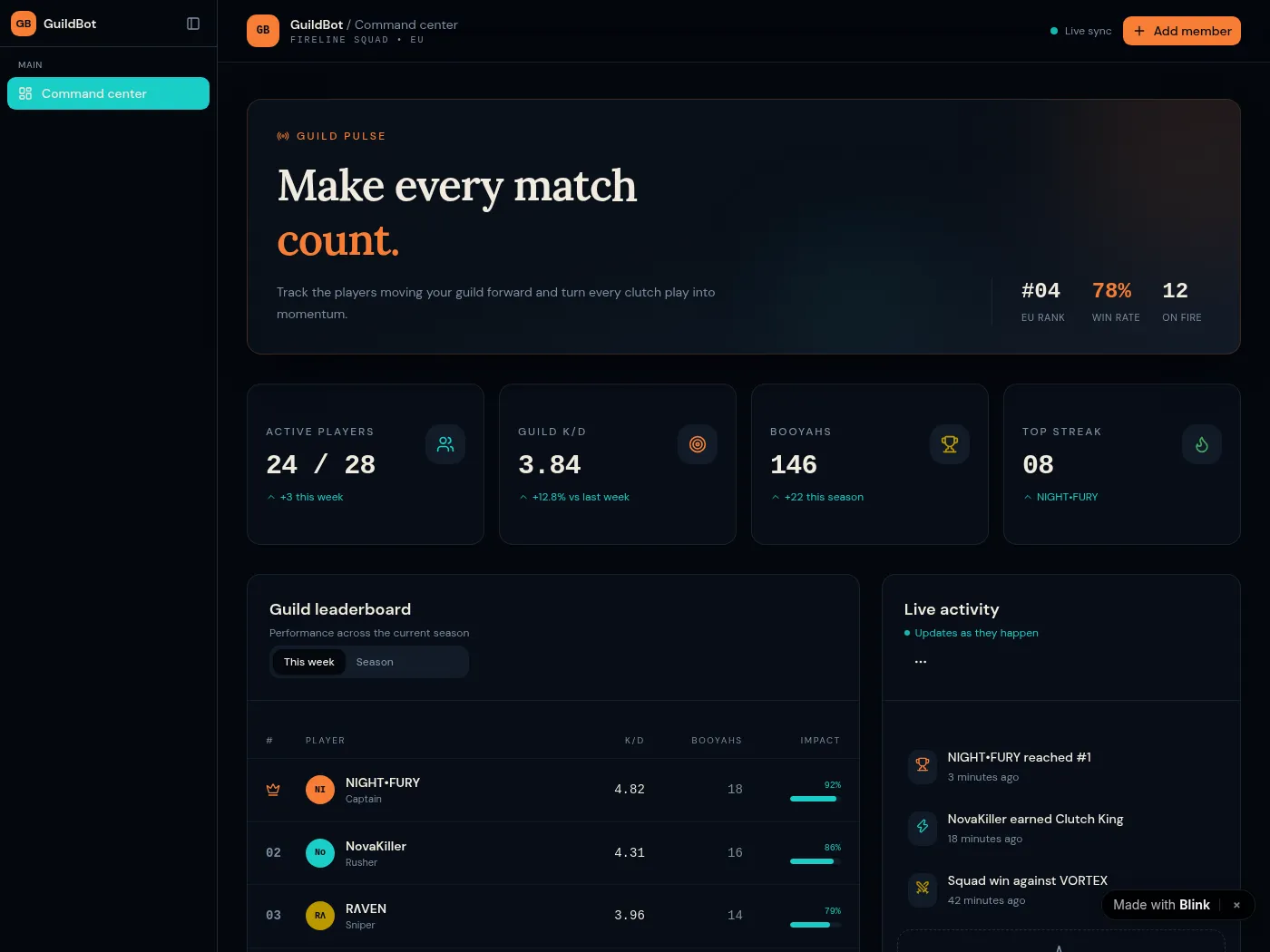 GuildBot for Free Fire