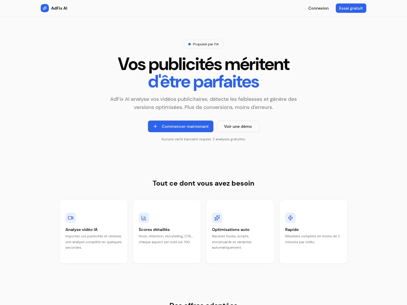 AdFix AI Platform