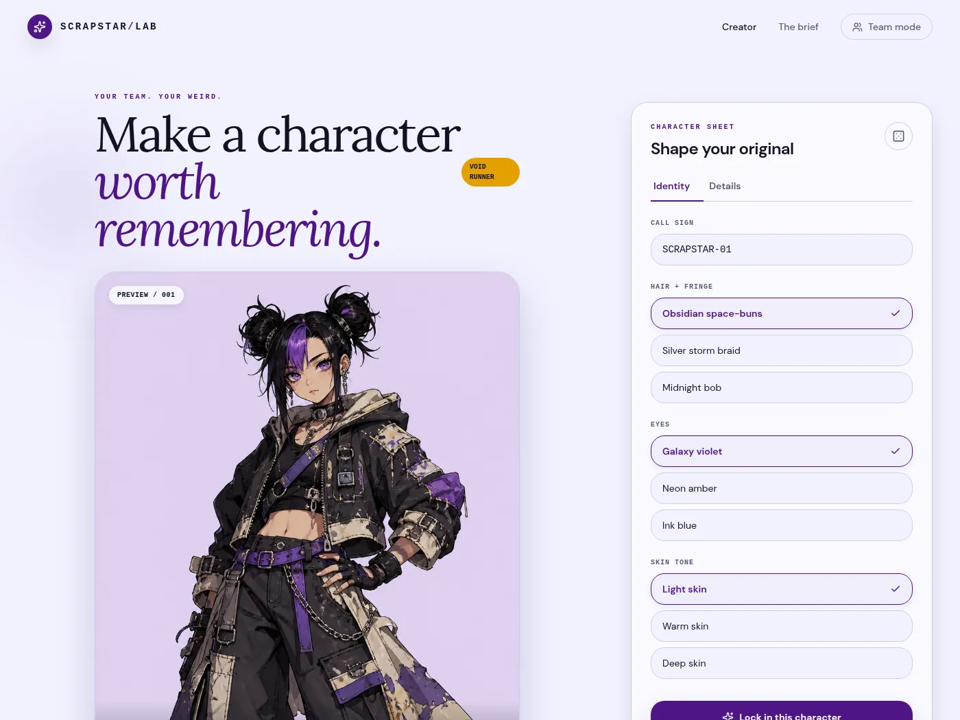 Gachiakuta Character Creator