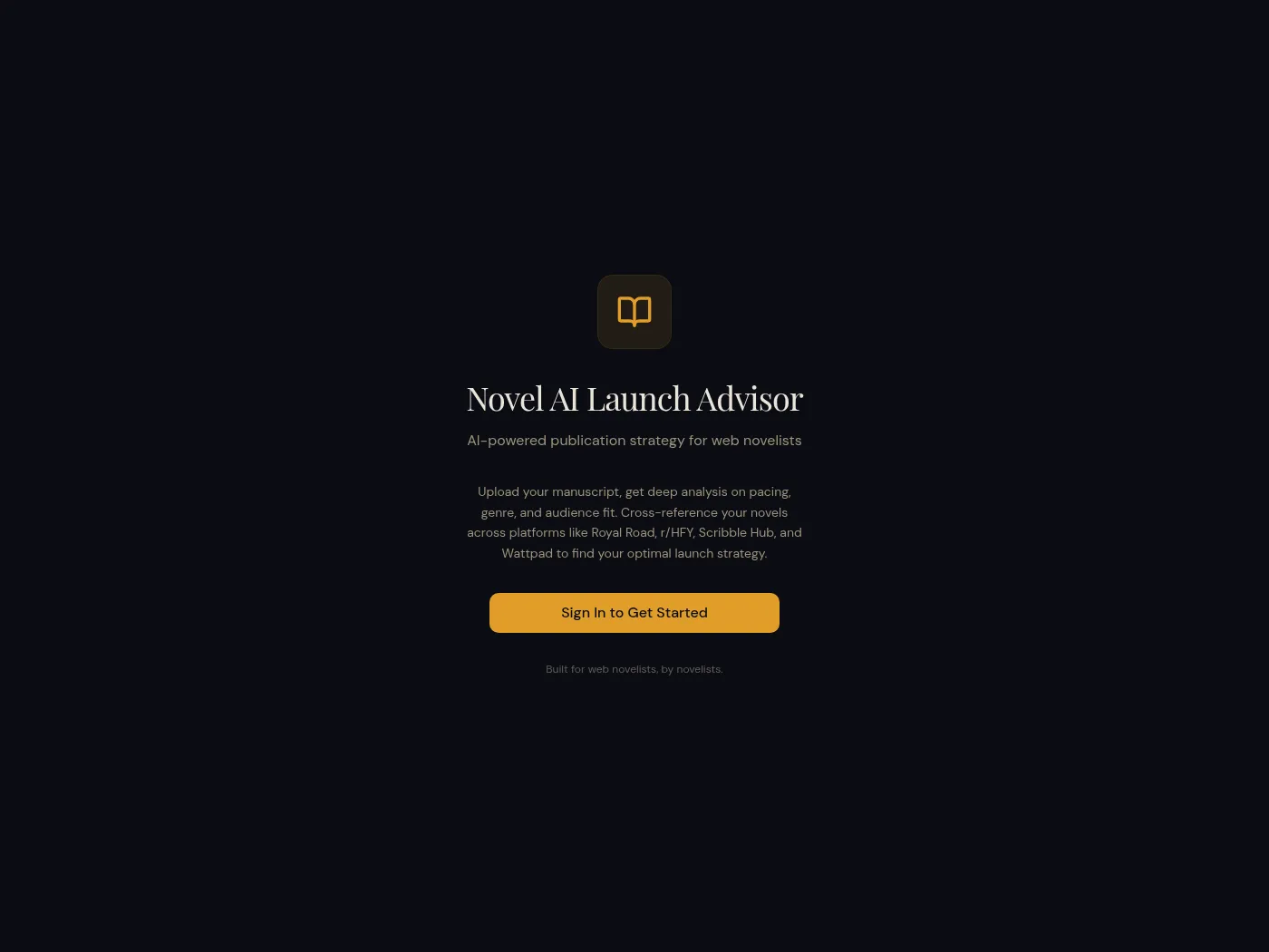 Novel AI Launch Advisor