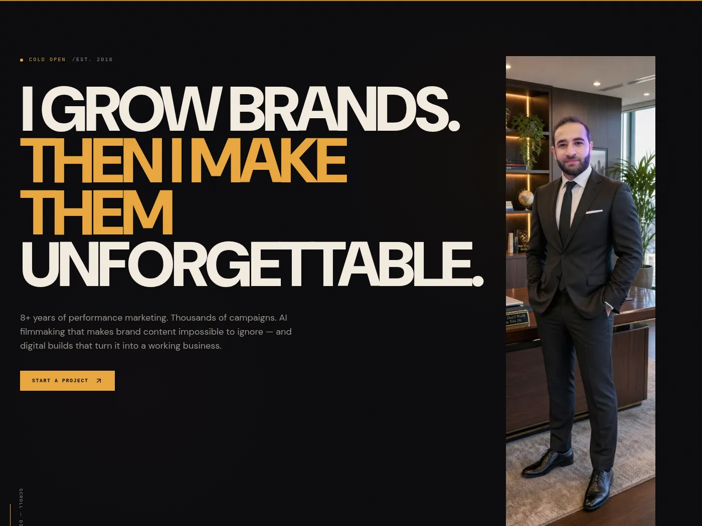 Interactive Gallery Website