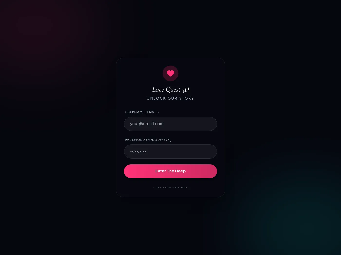 Love Quest 3D Immersive