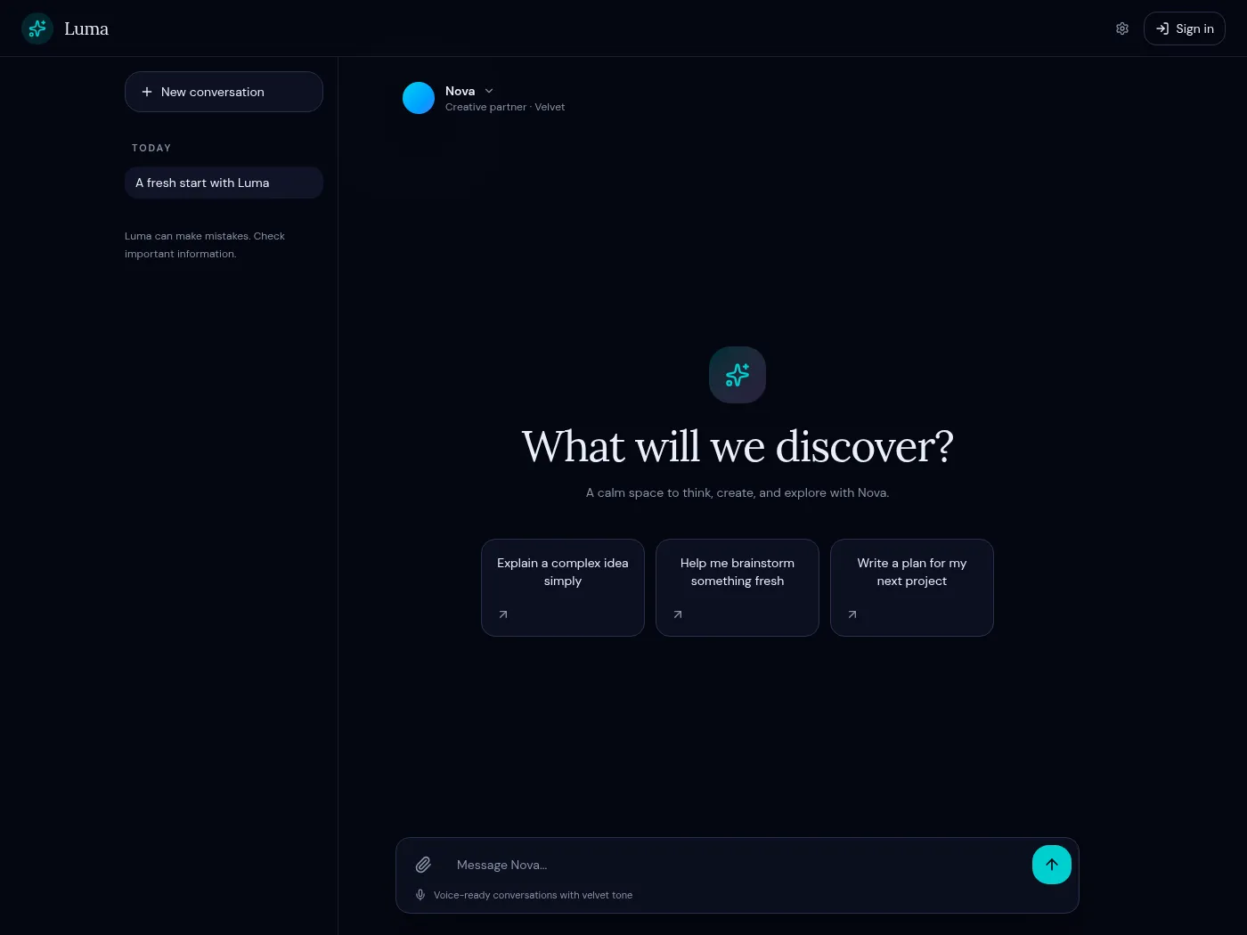 VoxAI Chat Portal