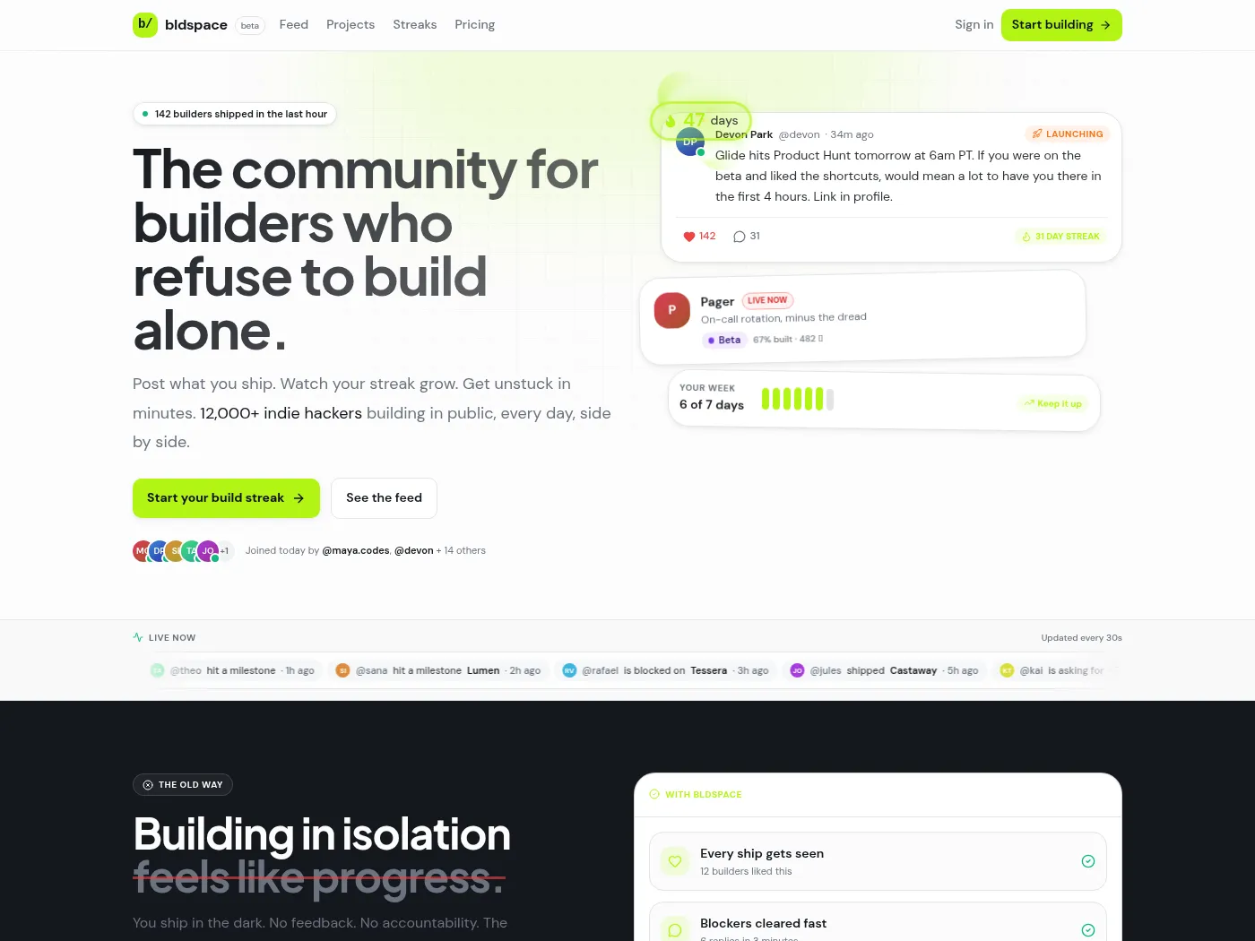 Bldspace UI Revamp