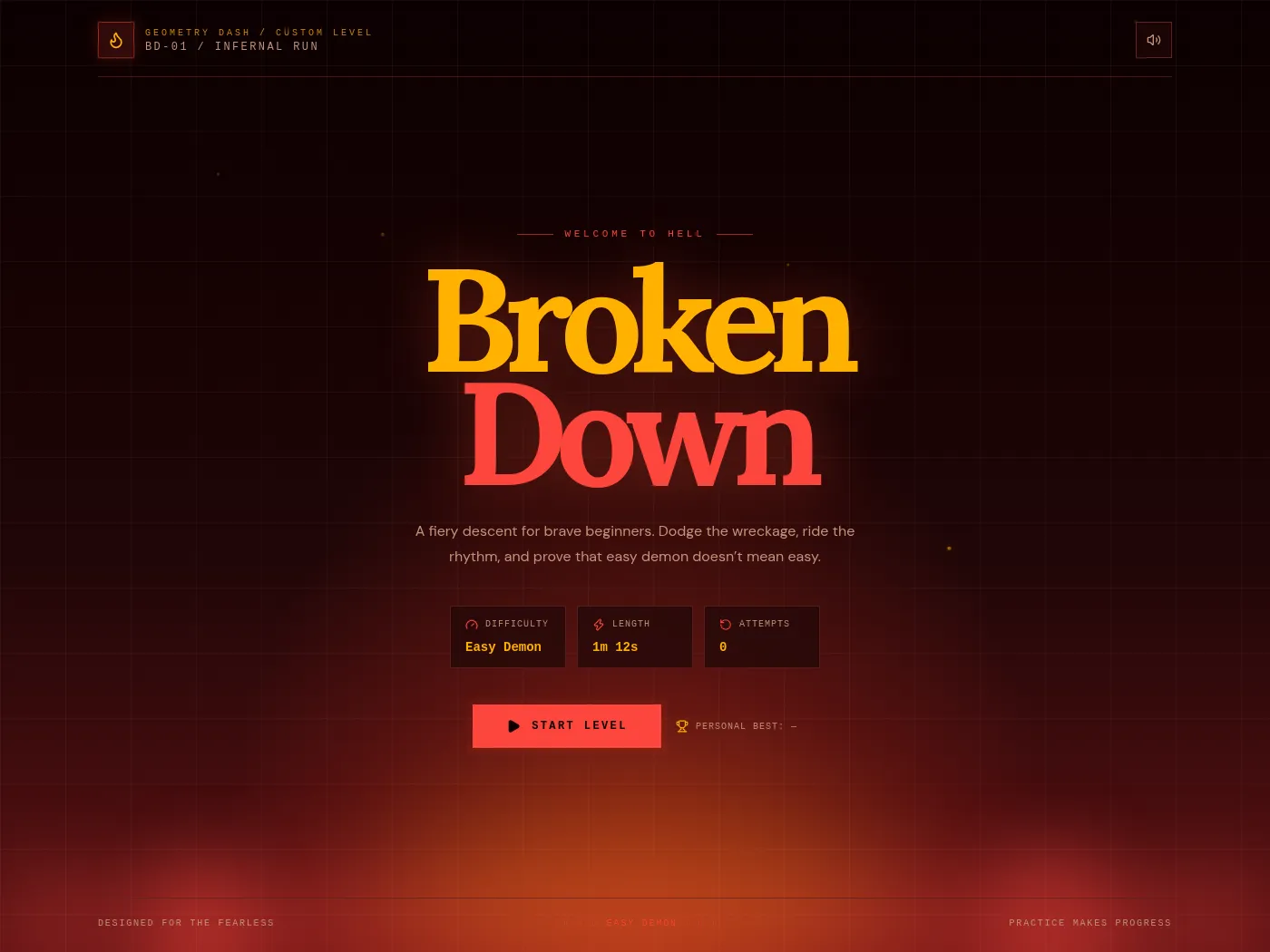 Broken Down Demon Level