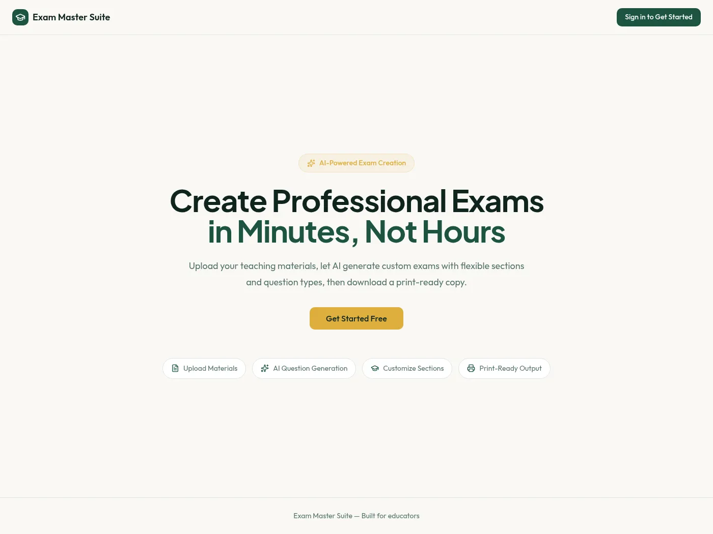 Exam Master Suite