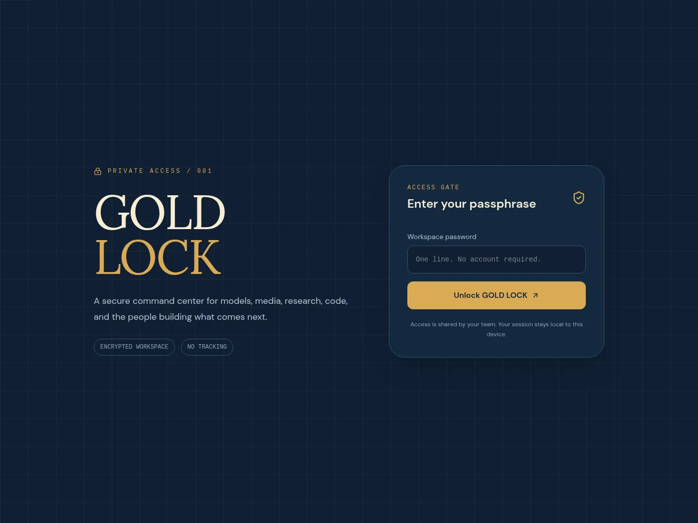 Gold Lock