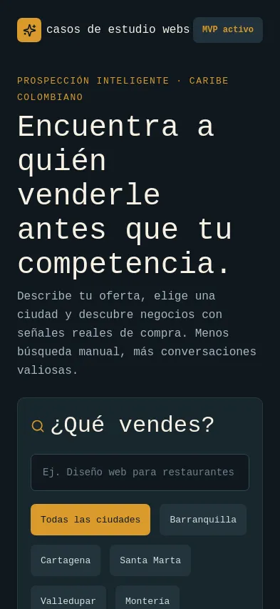Casos de Estudio Webs