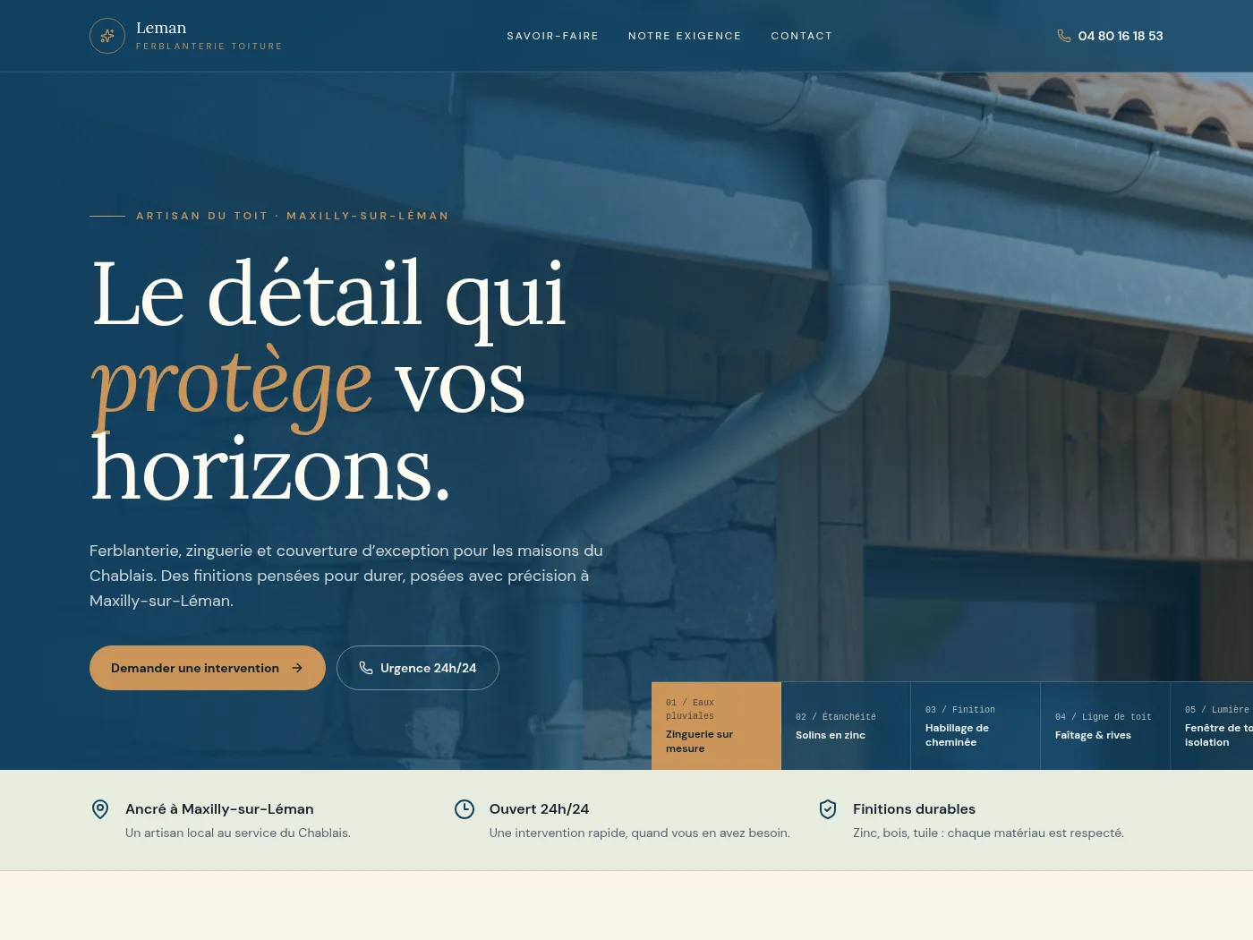 Leman Toiture Web Premium