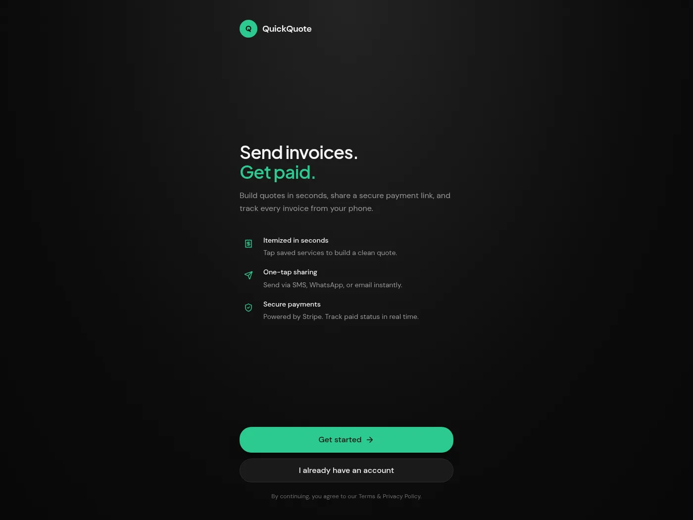 QuickQuote App