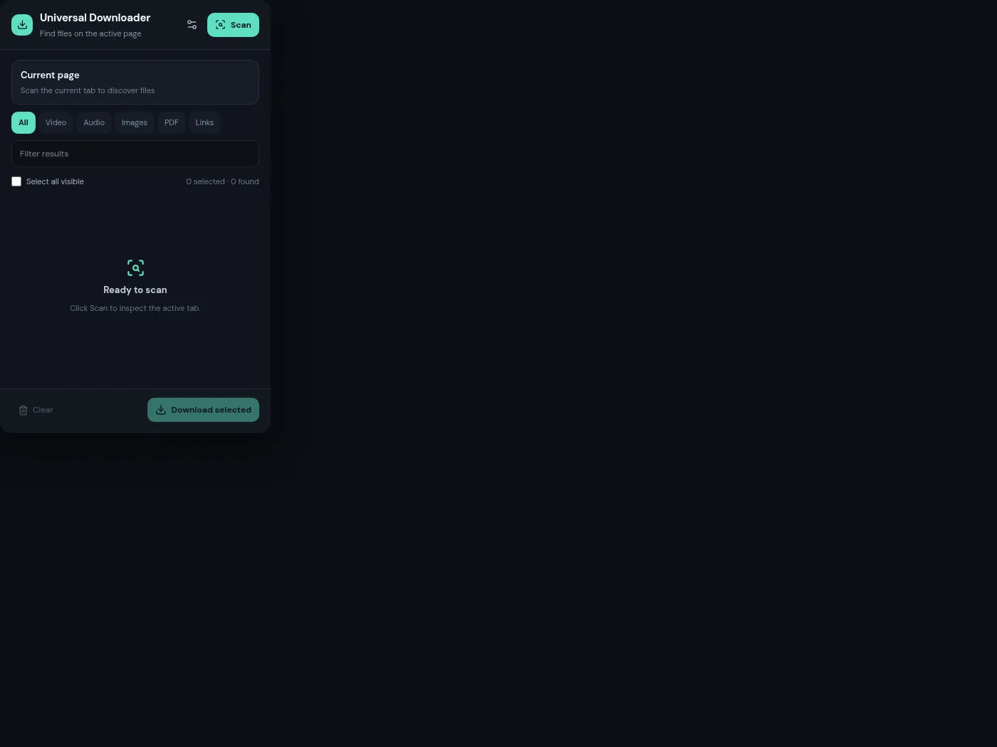 Universal Downloader Extension