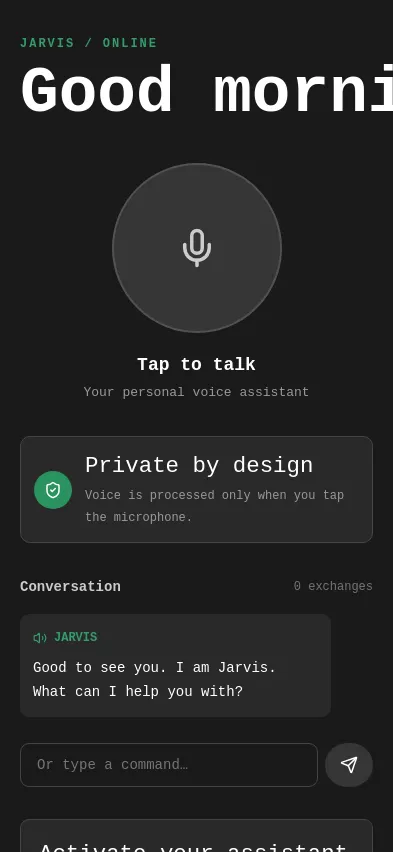Jarvis Voice Assistant