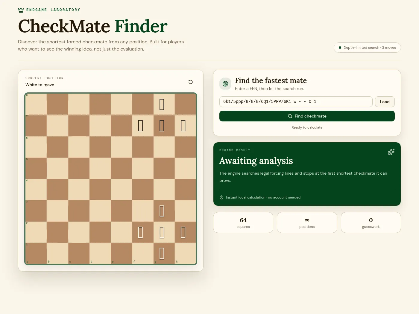 CheckMate Finder