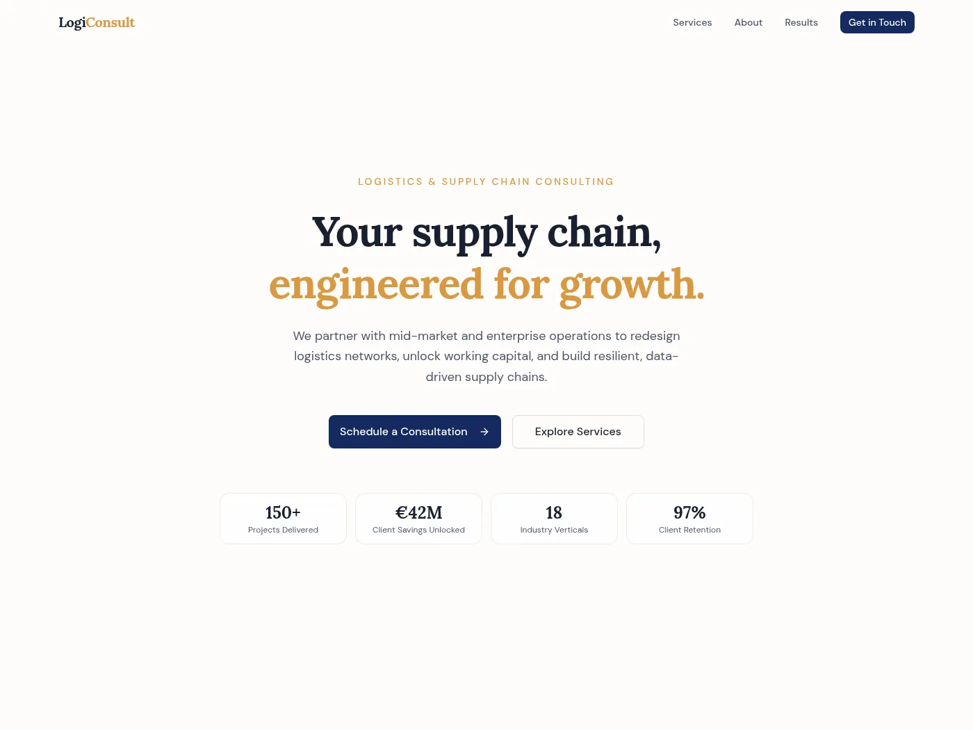 LogiConsult Launch