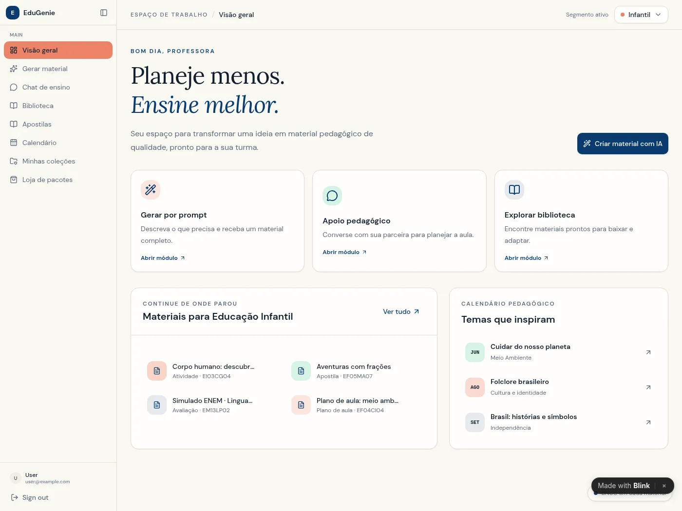 EduGenie SaaS Platform