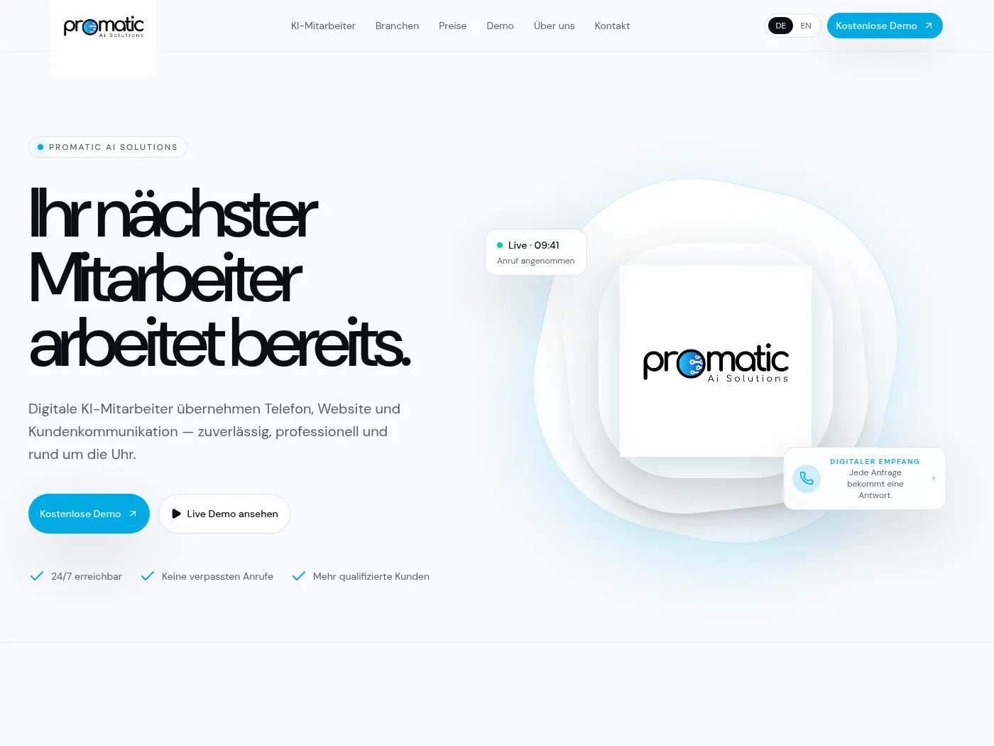 PROMATIC Digital Employee Site
