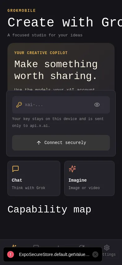 GrokMobile AI Studio